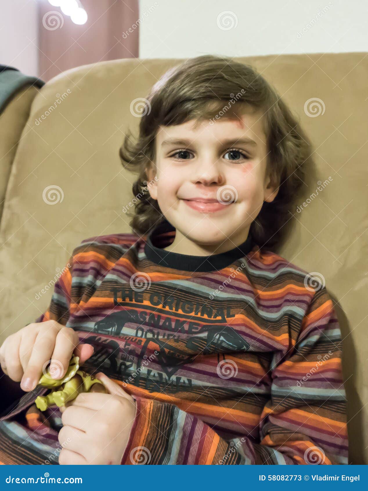 Boy with Bruise and Scratch on the Face People Child Stock Image ...