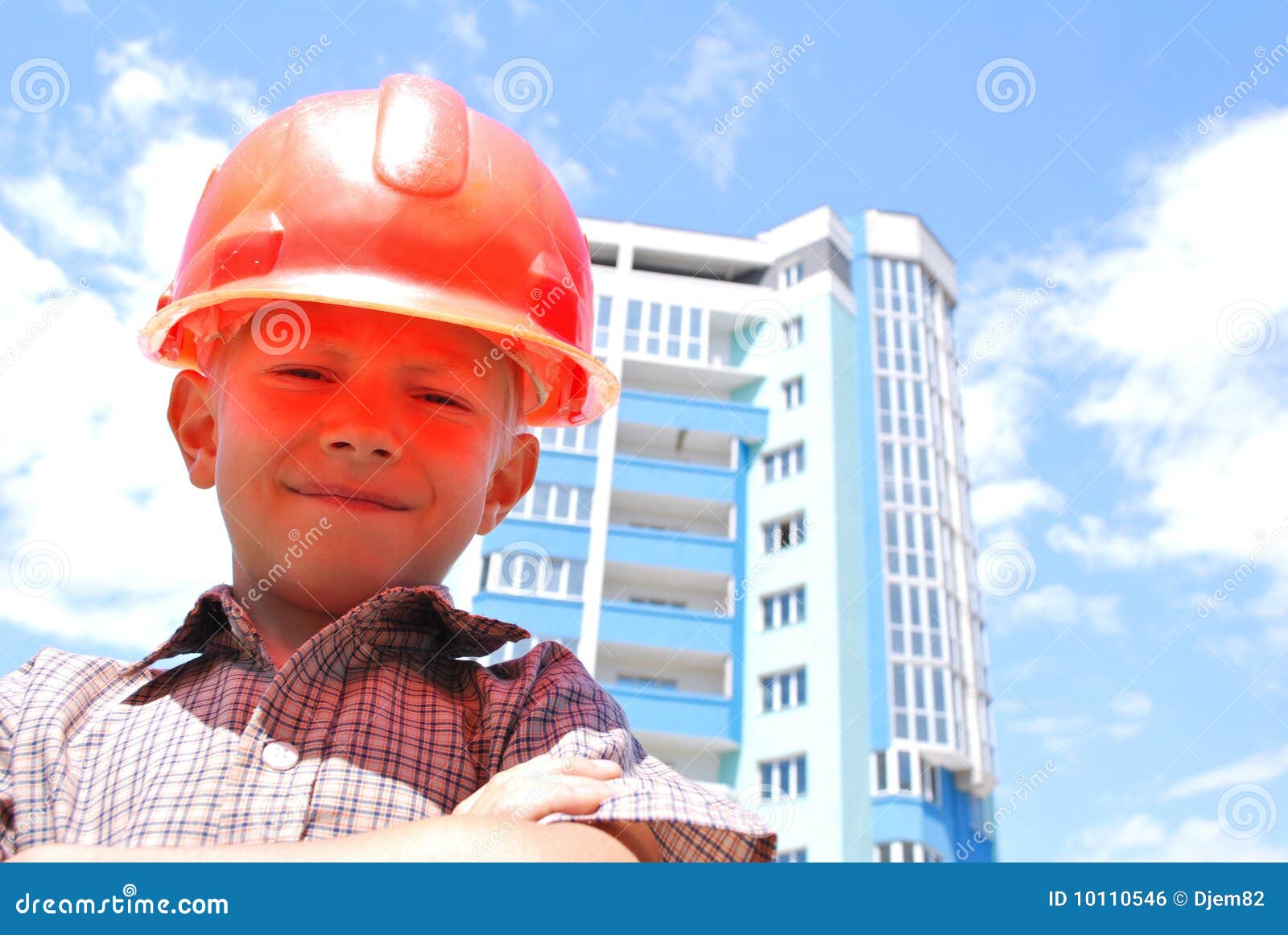 Boy builder stock photo. Image of helmet, builder, cute - 10110546