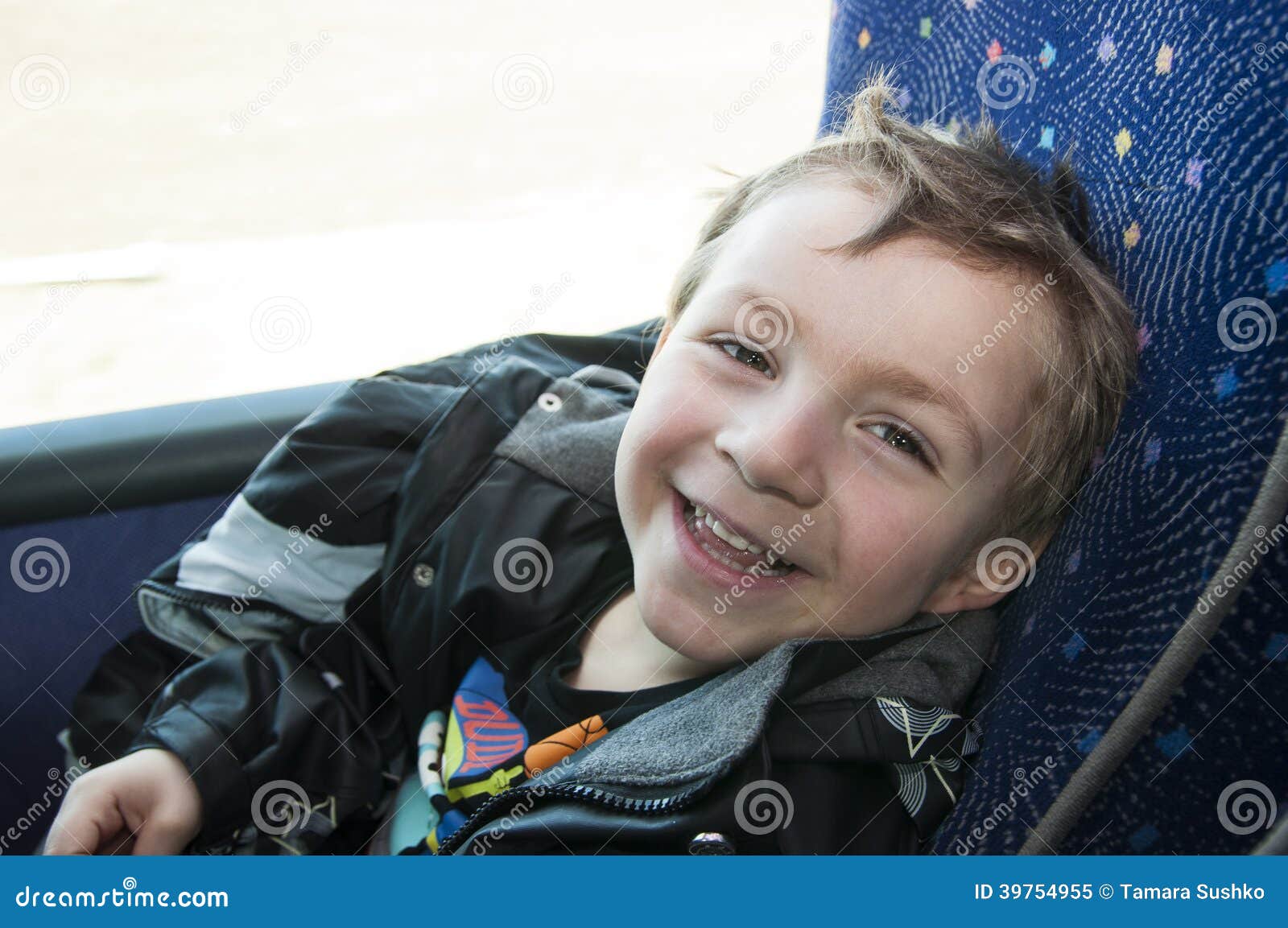 Boy in bus stock image. Image of culture, lifestyle, enjoyment - 39754955