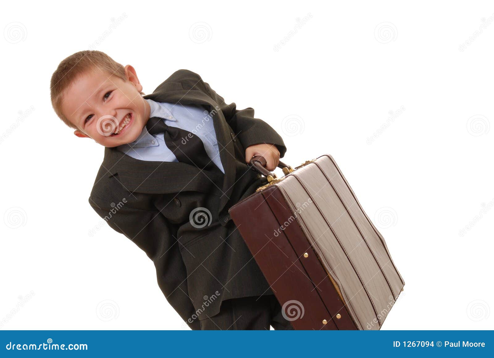 Boy Businessman 2 stock photo. Image of youth, smile, briefcase - 1267094