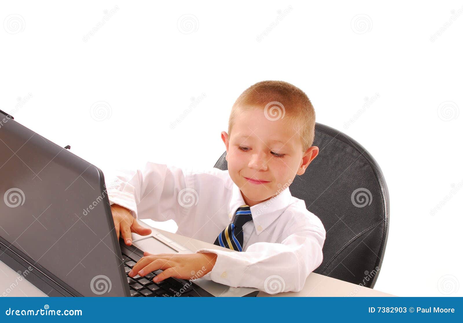 Boy Businessman stock image. Image of telephone, working - 7382903