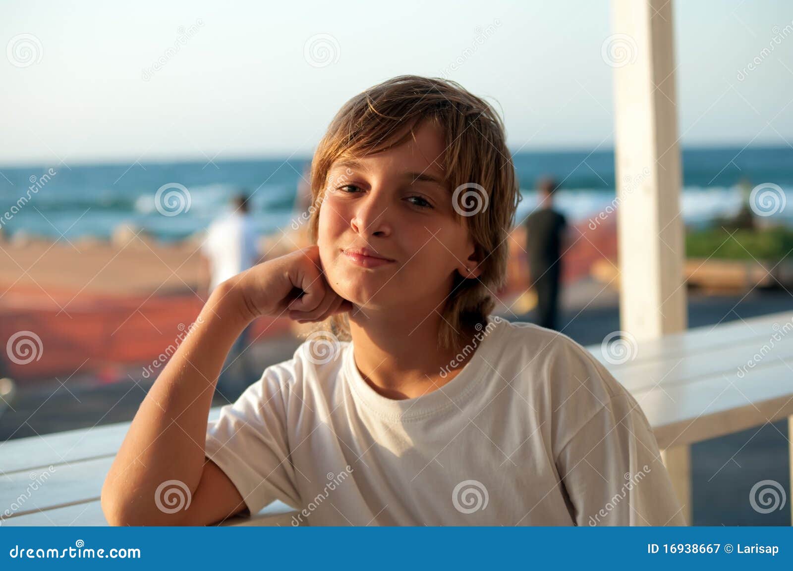 Boy in cafe . stock image. Image of smiling, fast, food - 16938667