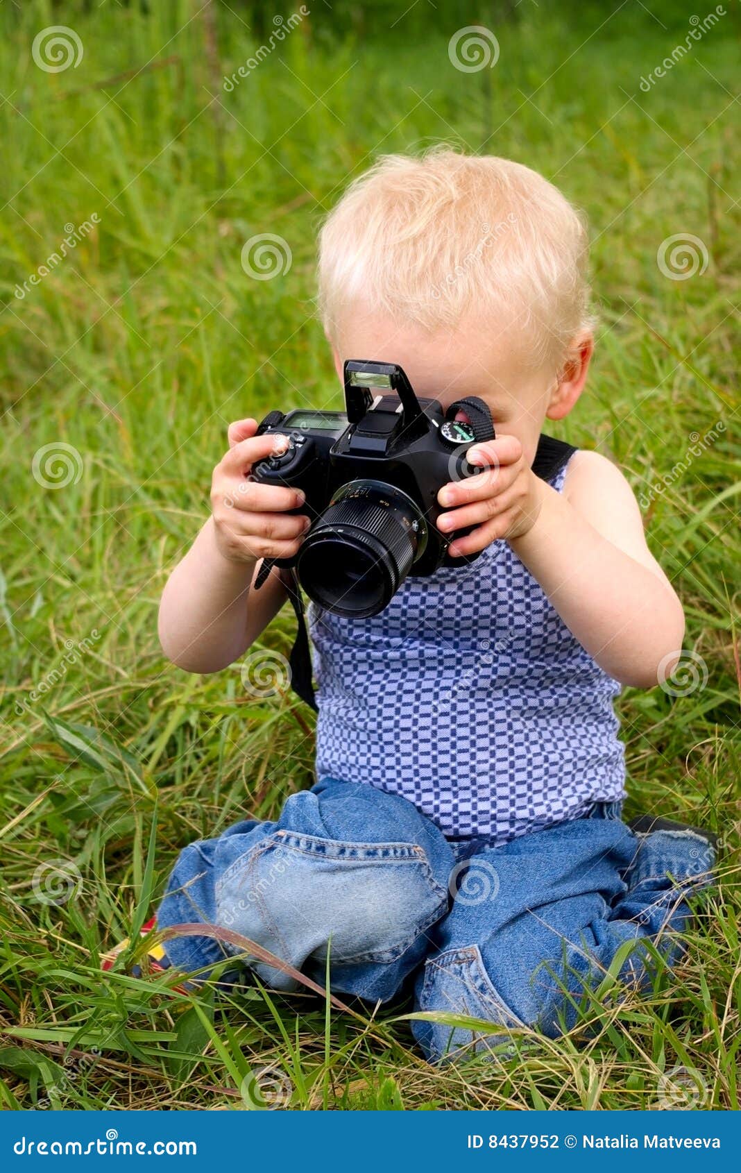 Boy with camera stock photo. Image of nature, lens, snap - 8437952