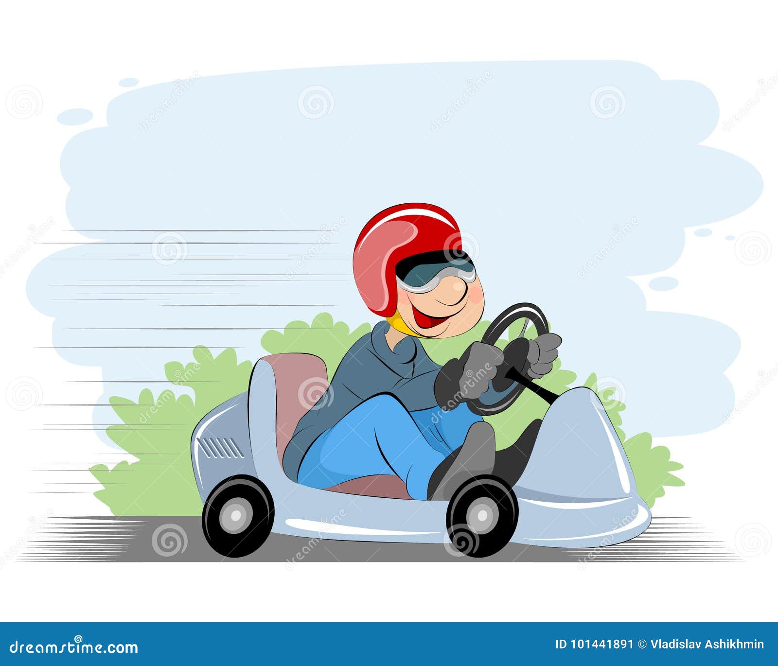 Boy and car stock vector. Illustration of scene, cute - 101441891