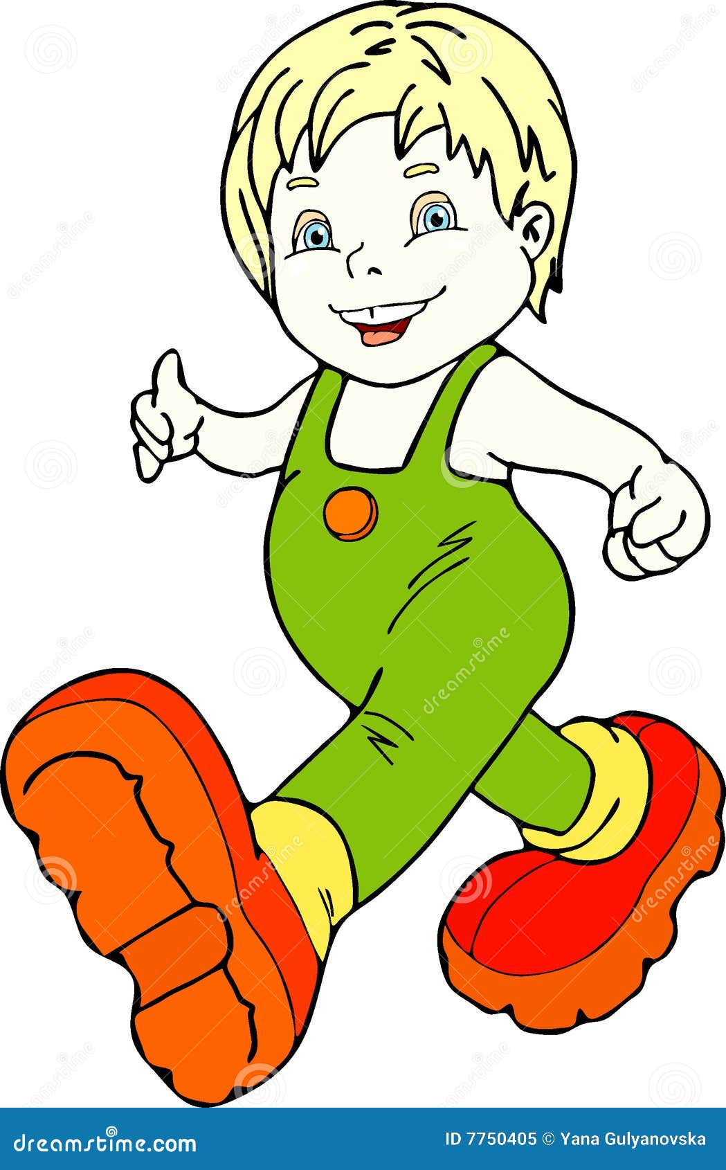 Boy Cartoon Picture. Image: 7750405