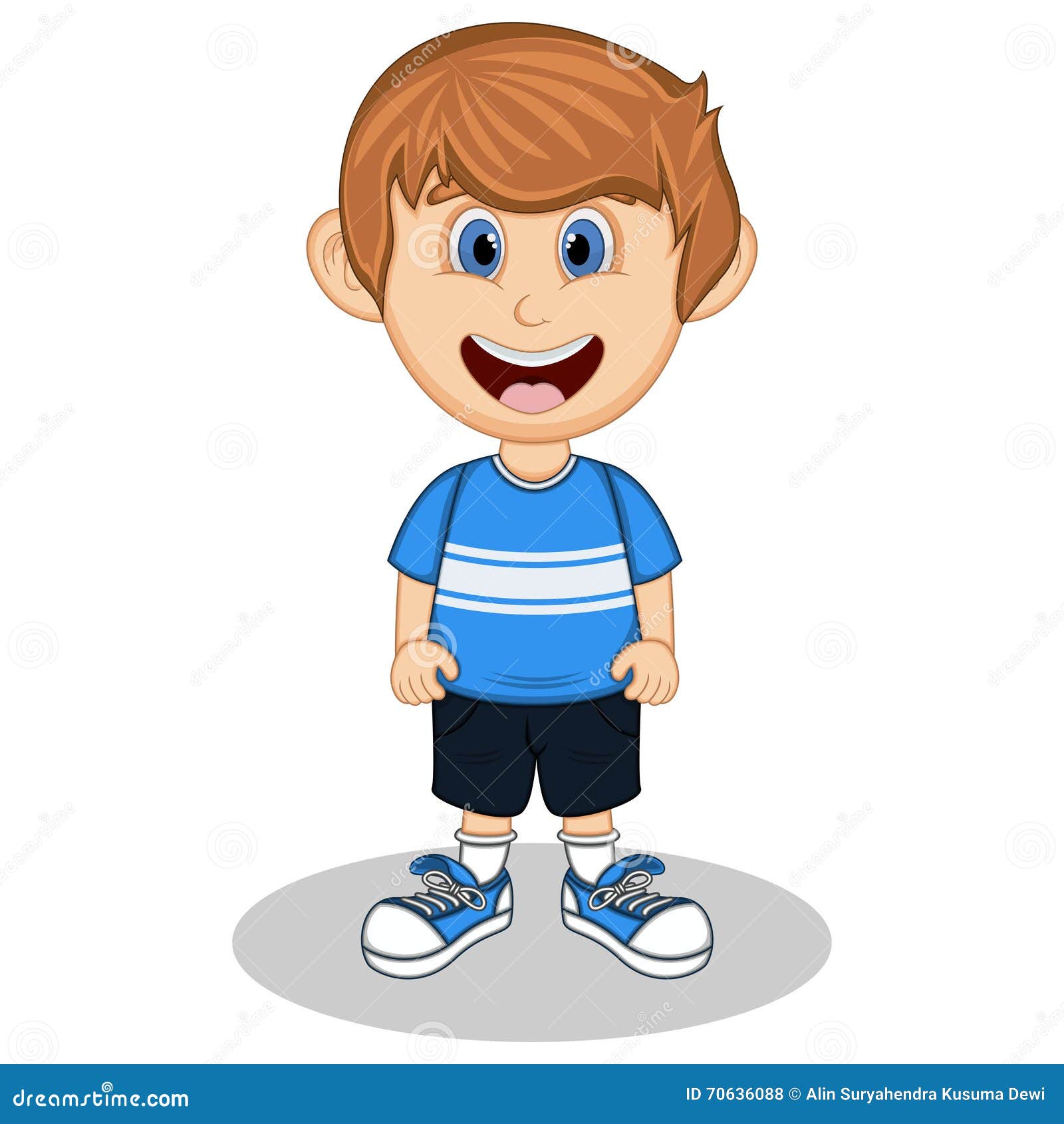 A boy cartoon stock vector. Illustration of amaze, blond - 70636088