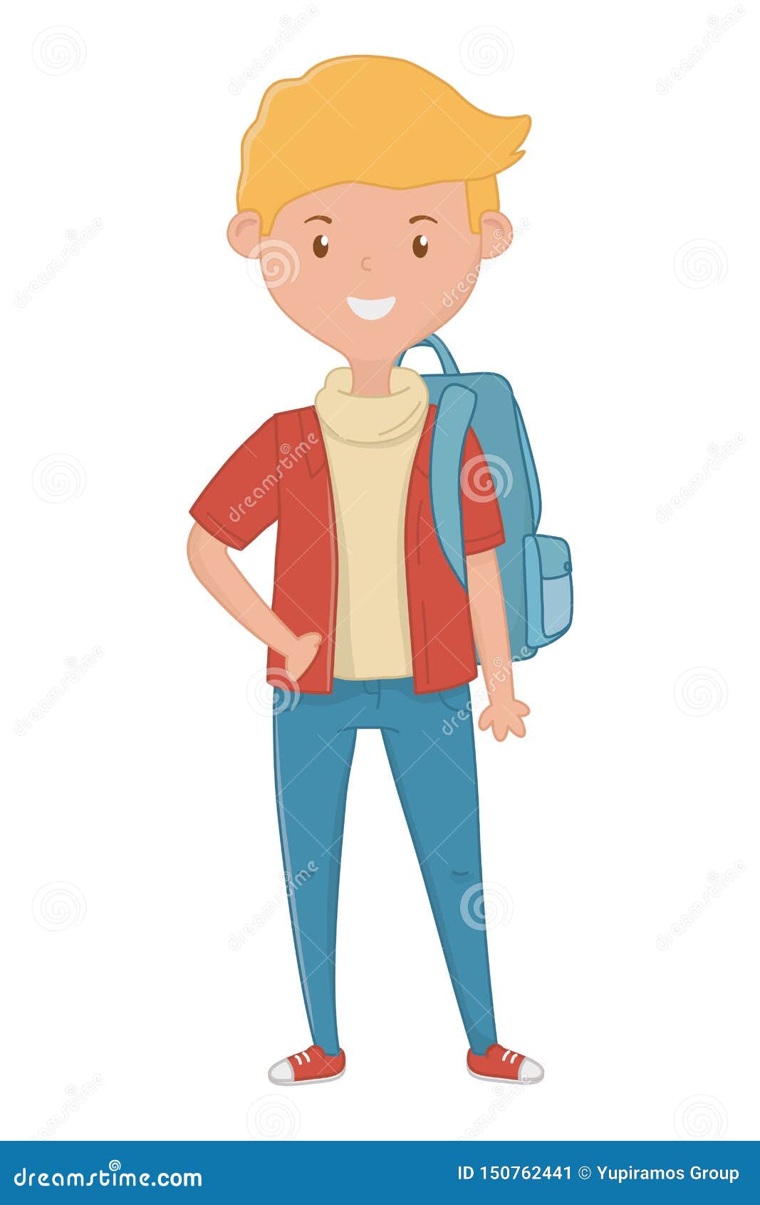 Boy Cartoon of School Design Stock Vector - Illustration of lesson ...