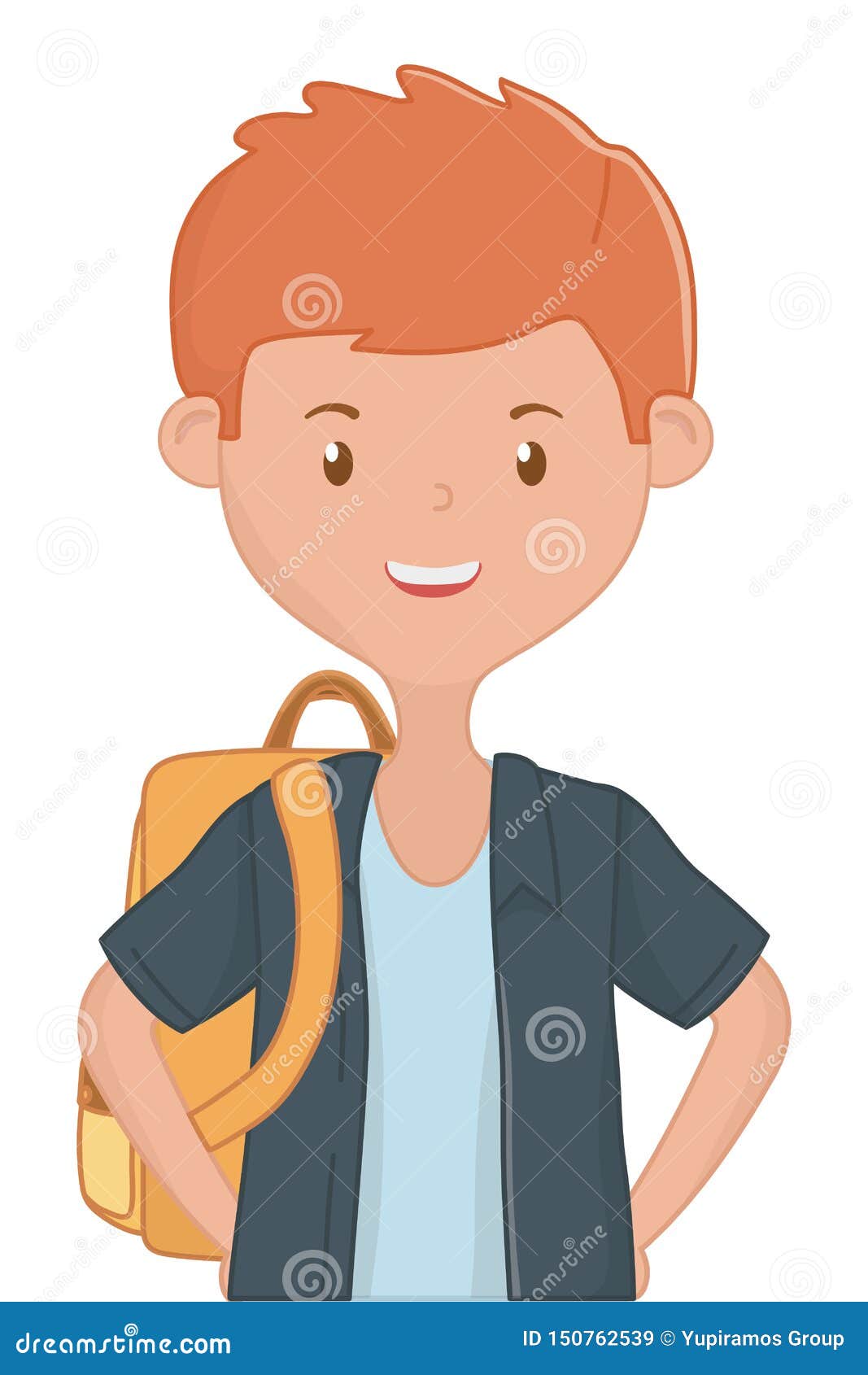 Boy Cartoon of School Design Stock Vector - Illustration of school ...