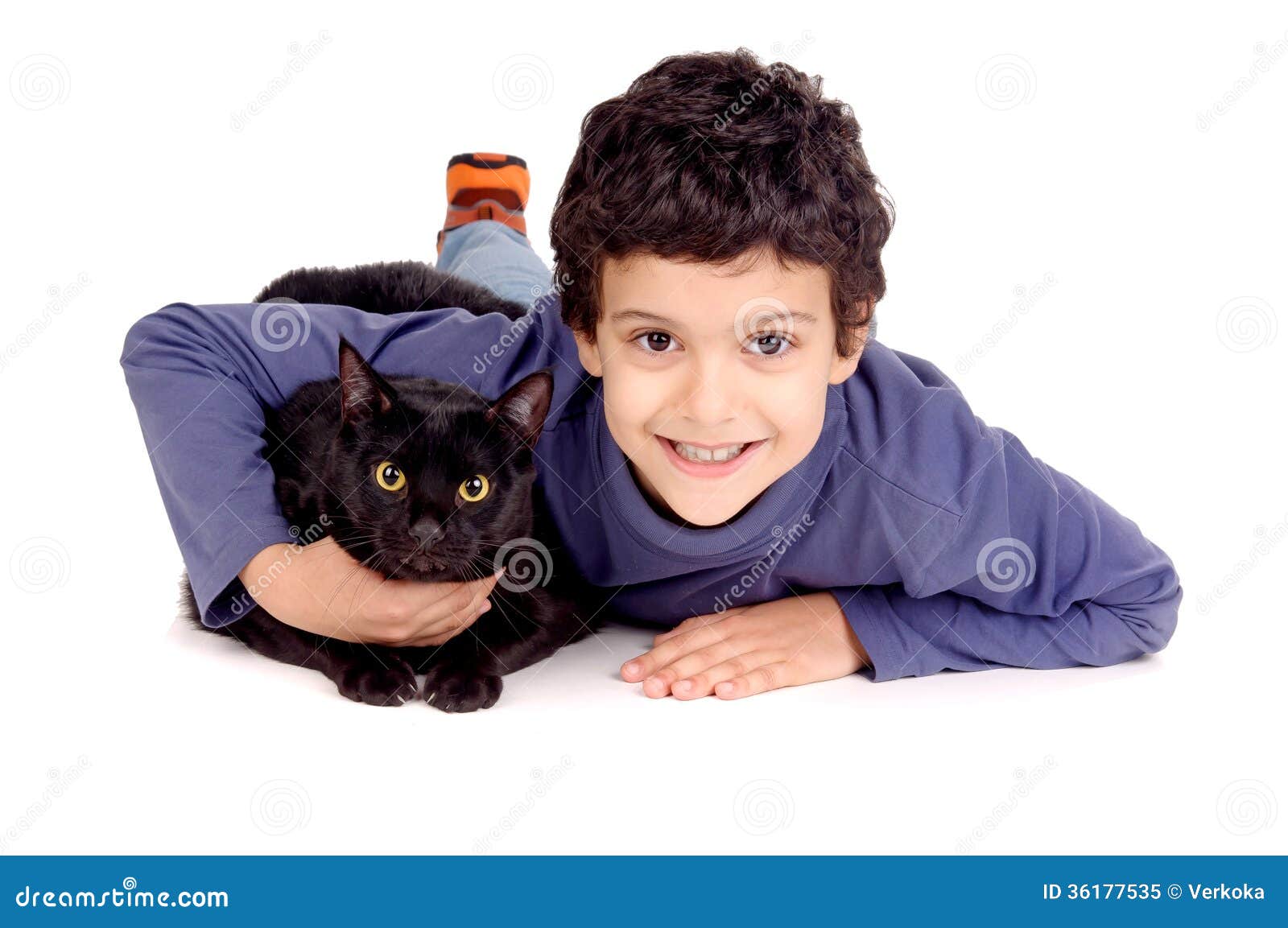 Boy with cat stock image. Image of cats, closeup, adorable - 36177535