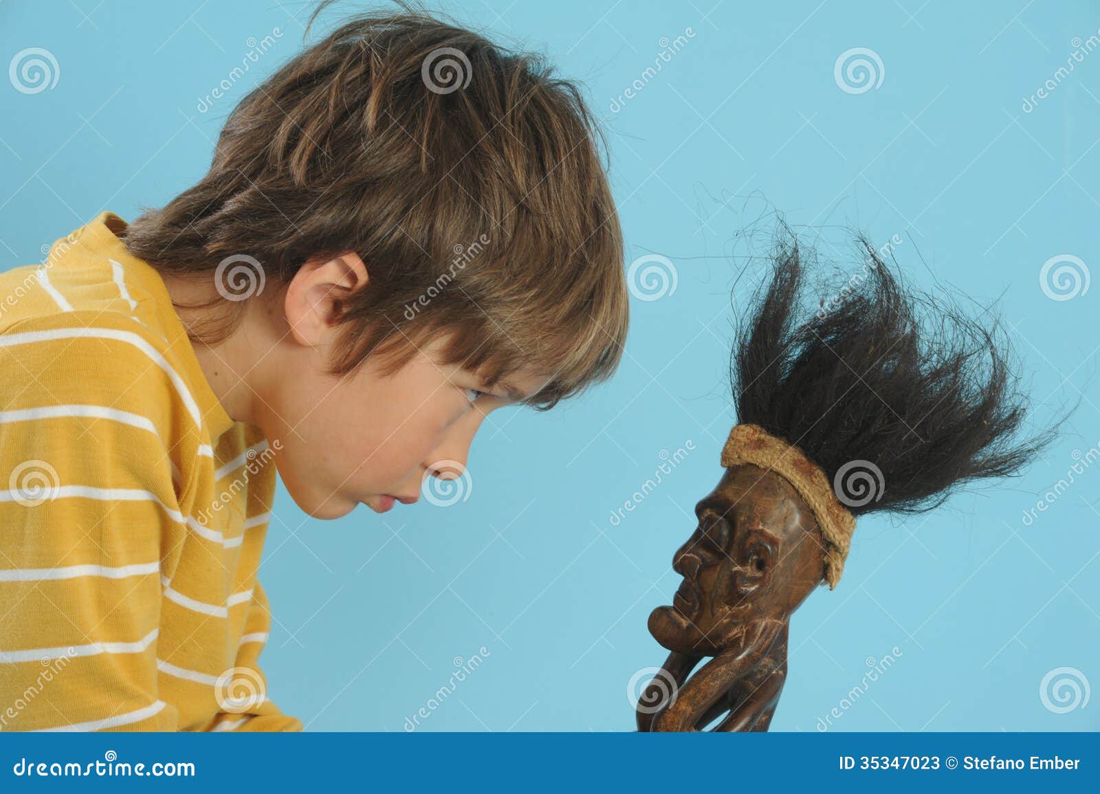 Boy in challenge stock image. Image of challenge, blue - 35347023