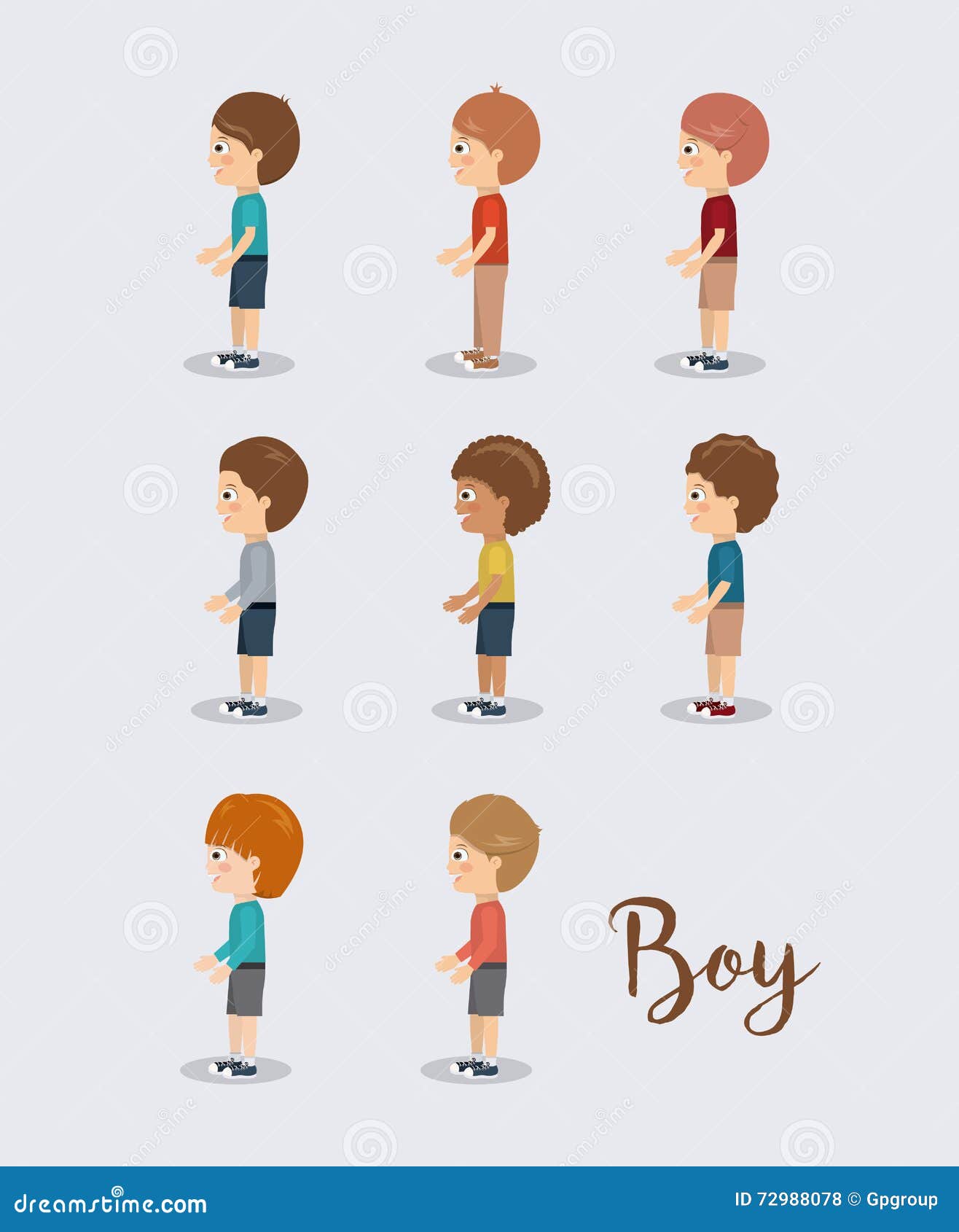 Boy character design stock vector. Illustration of beauty - 72988078