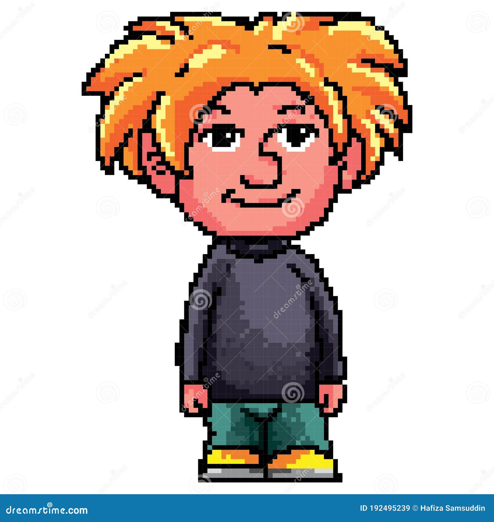 Boy Character. Vector Illustration Decorative Design Stock Vector ...