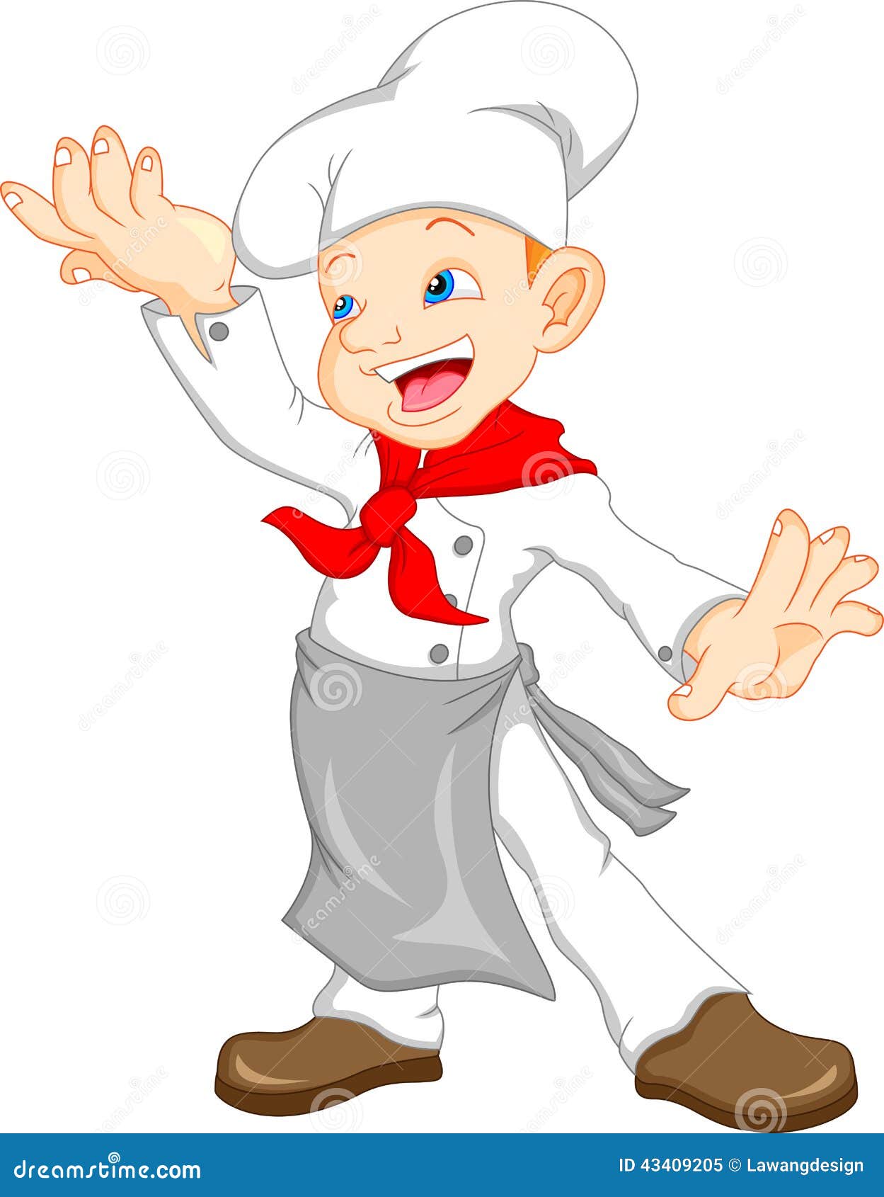 Boy chef cartoon stock vector. Illustration of gourmet - 43409205