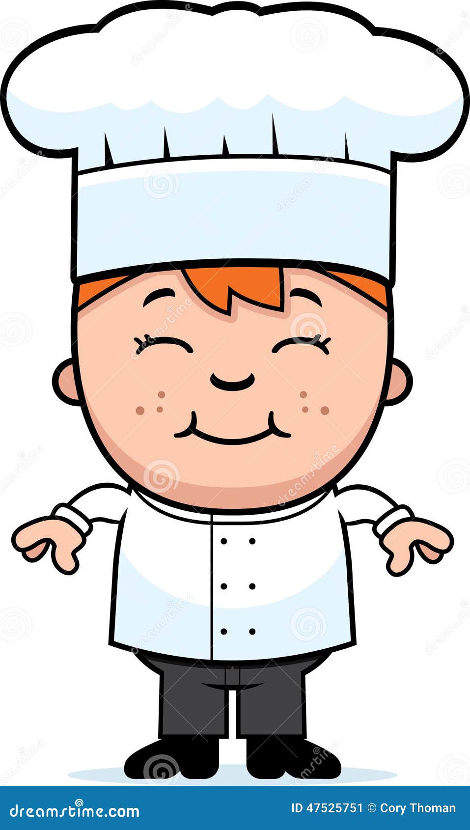 Boy Chef stock vector. Illustration of occupation, happy - 47525751