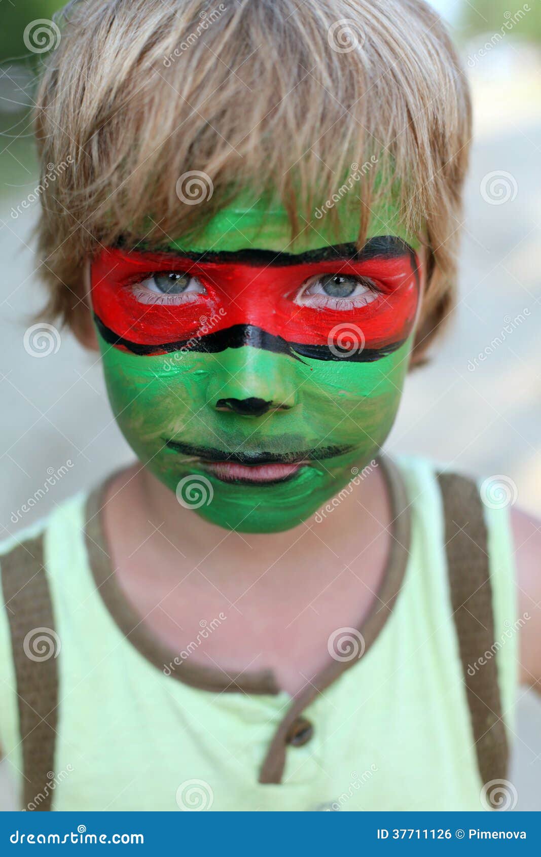 Ninja Mask Face Paint