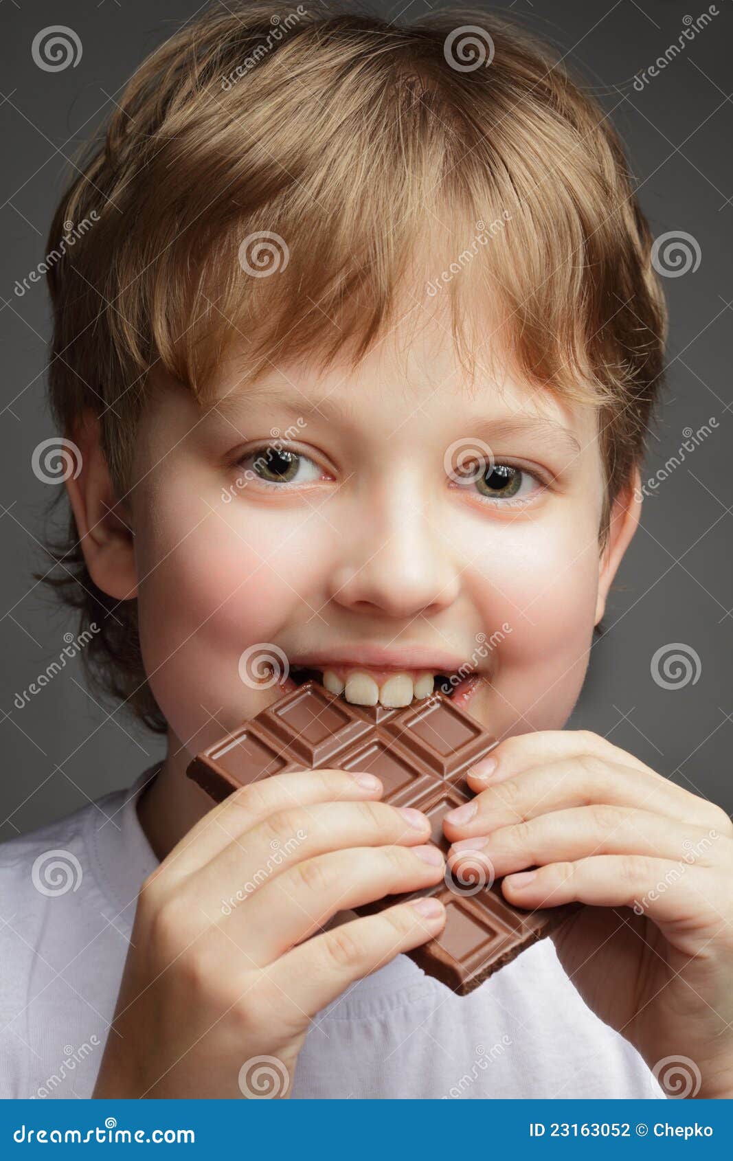 Boy with chocolate stock photo. Image of milk, color - 23163052