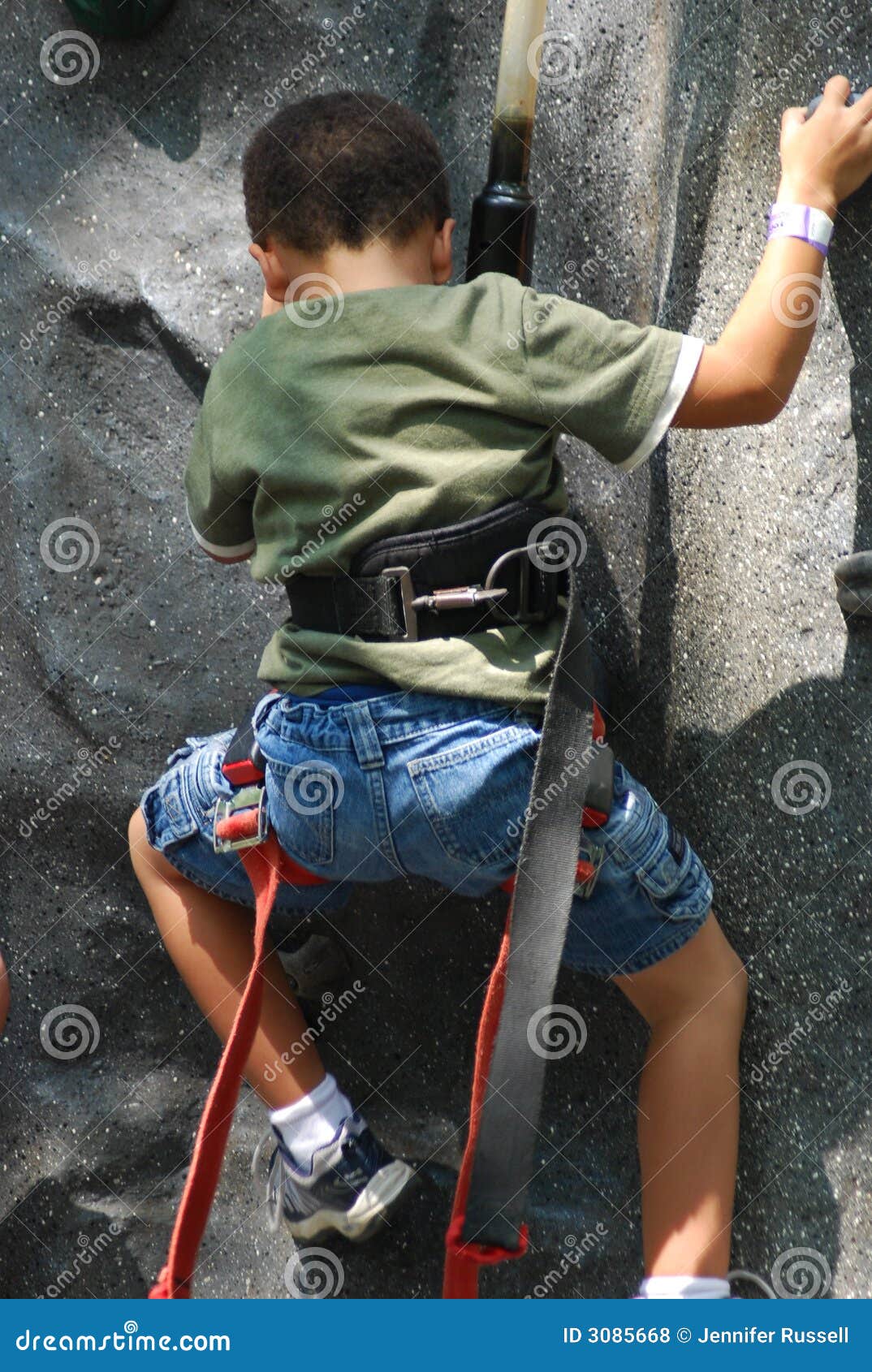 Boy climbing stock photo. Image of harness, strength, young - 3085668