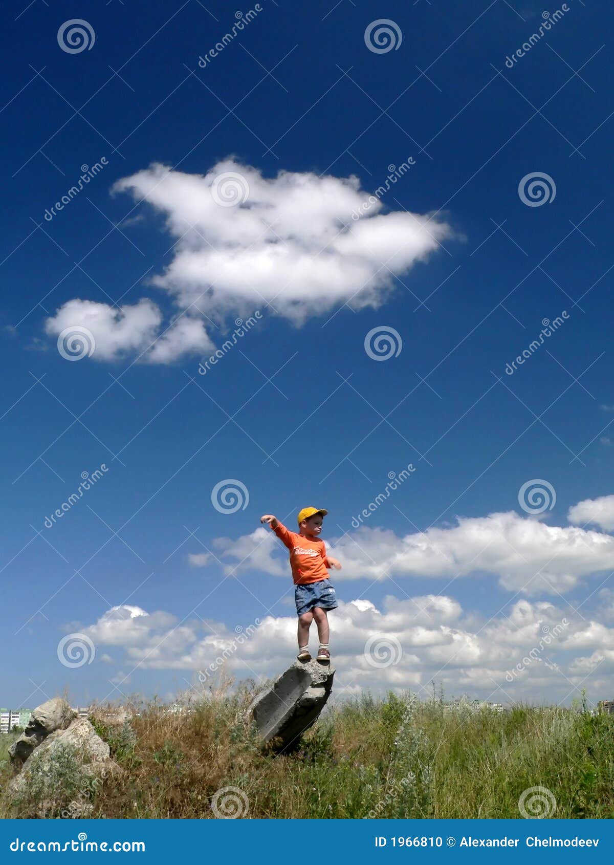 Boy and cloud stock photo. Image of heaven, babies, kids - 1966810
