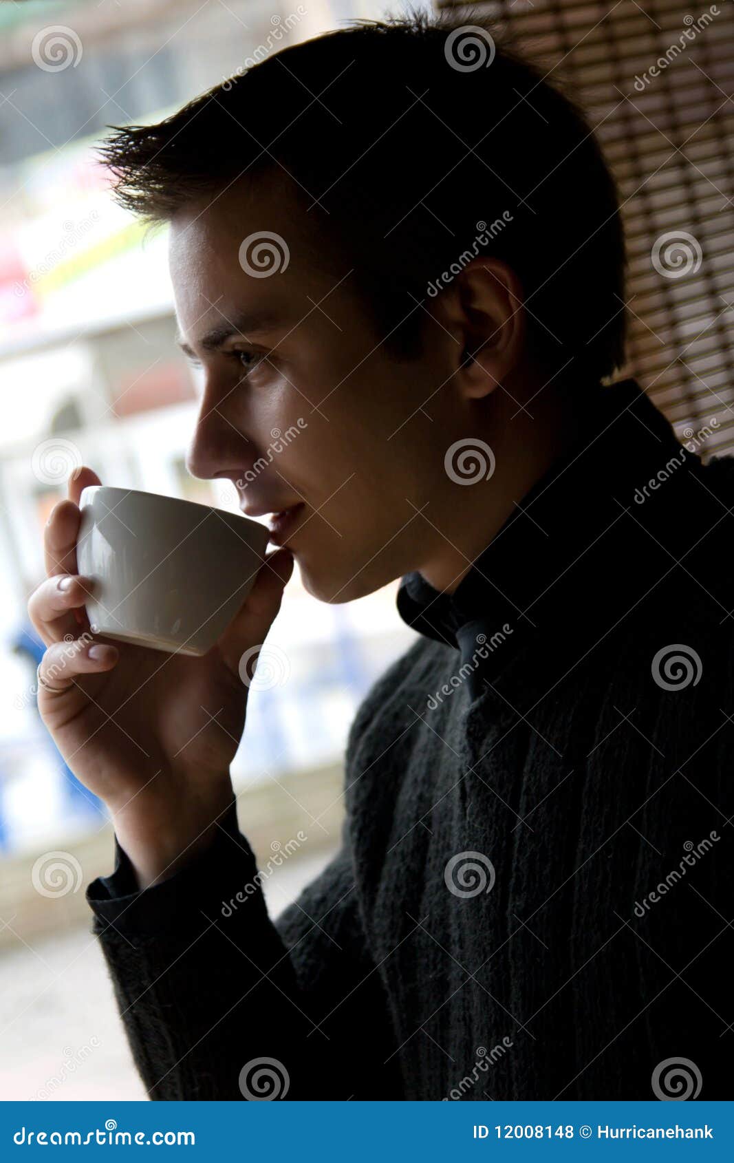 Boy with a coffee cup stock photo. Image of bistro, lifestyle - 12008148