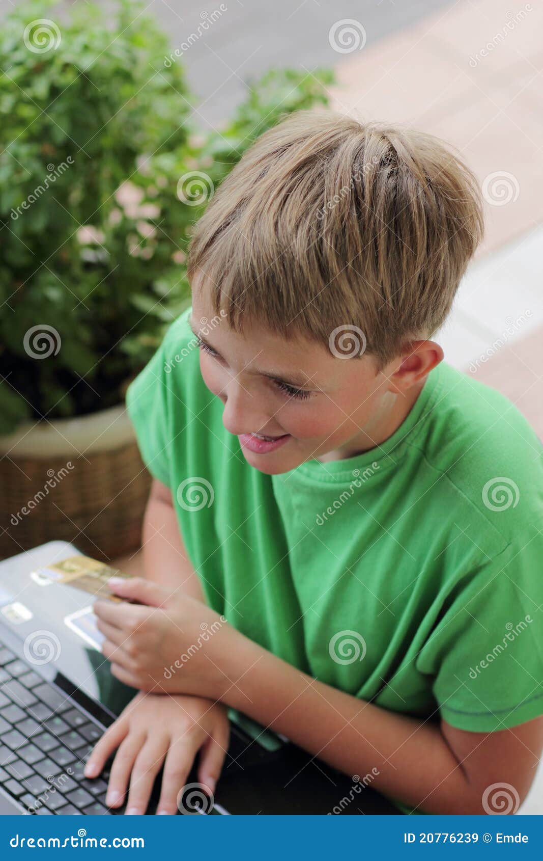 Boy on Computer stock image. Image of camp, search, software - 20776239
