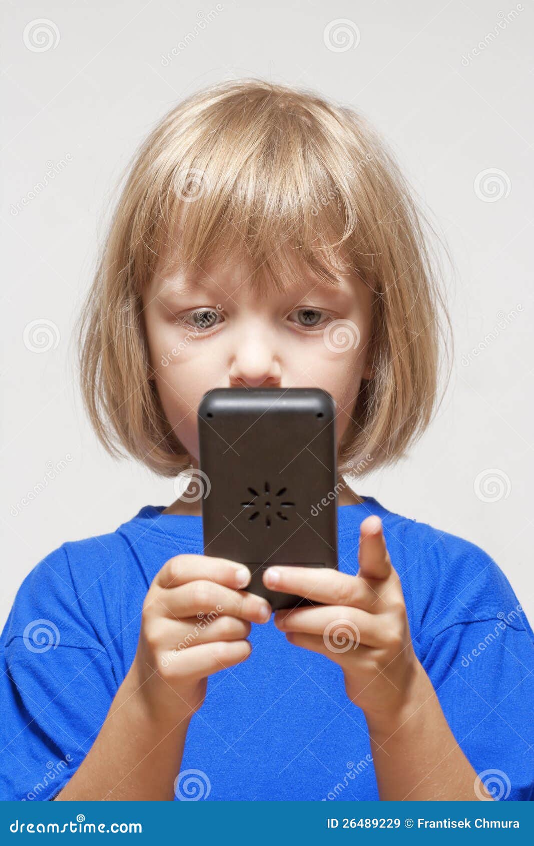 Boy with computer game stock image. Image of addiction - 26489229