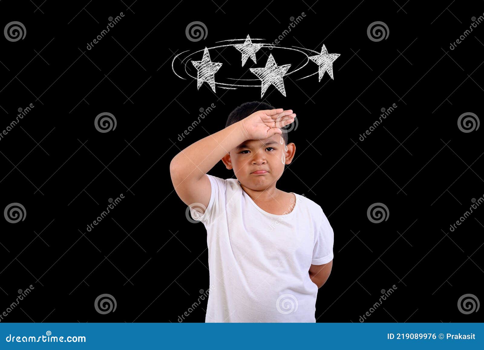 The Boy is Confused, Not Knowing Where To Go Stock Photo - Image of ...