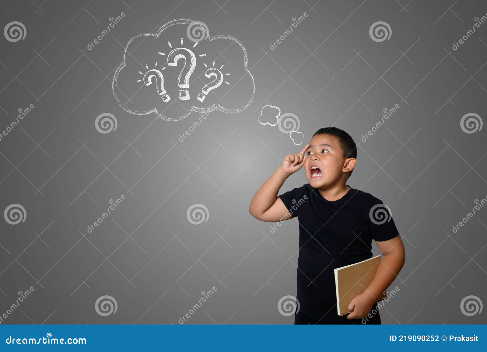 The Boy is Confused, Not Knowing Where To Go Stock Photo - Image of ...