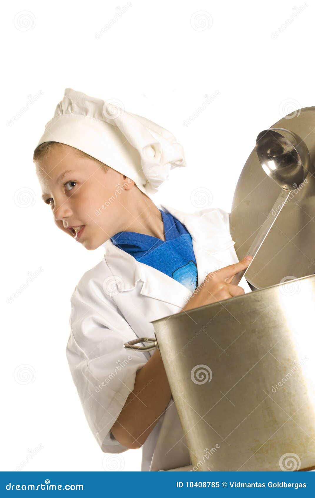Boy-cook stock image. Image of white, serious, wooden - 10408785