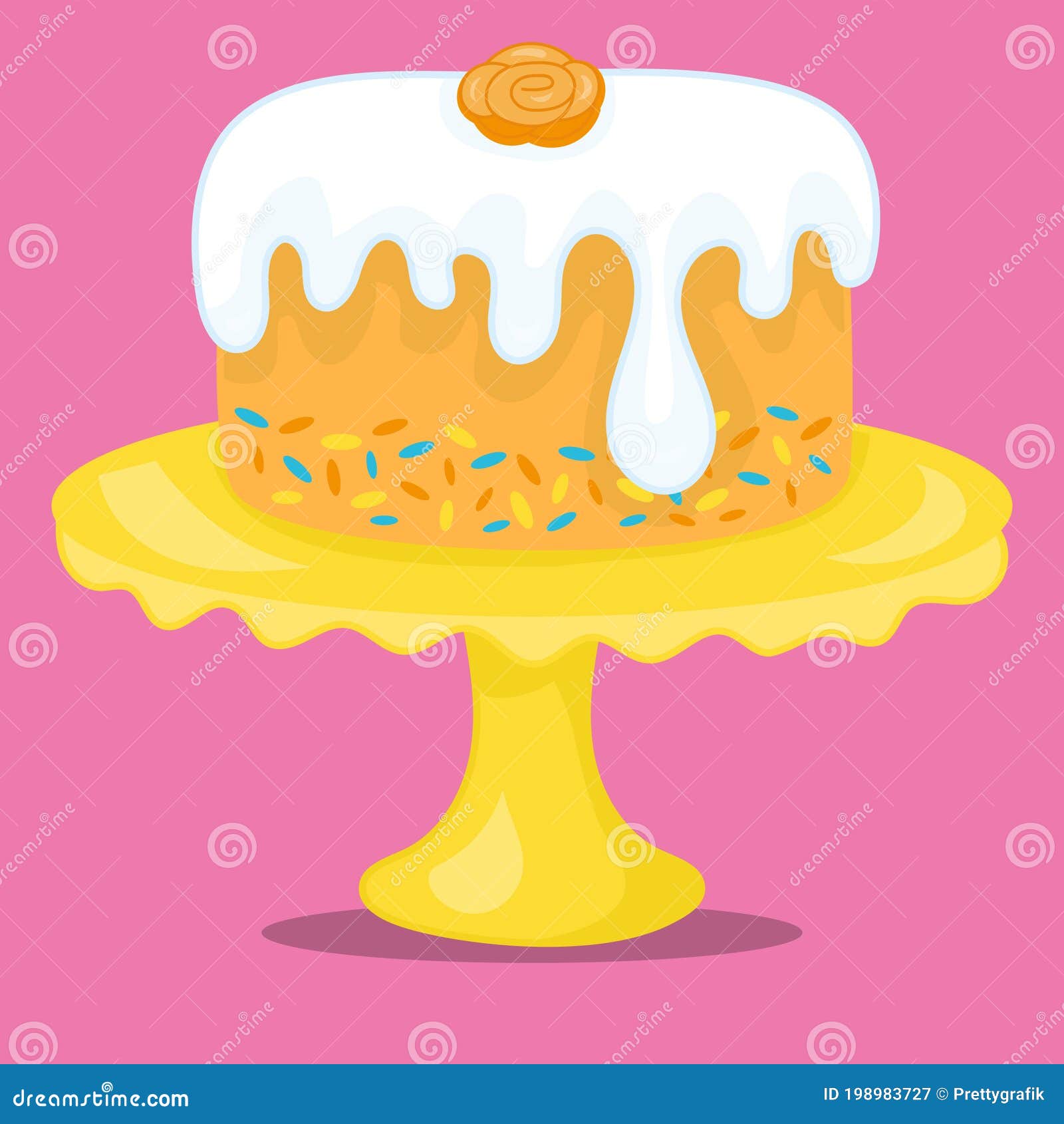 Boy cooking cake 16 stock vector. Illustration of cartoon - 198983727