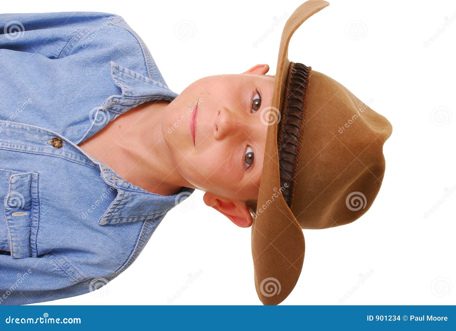 Boy Cowboy 5 stock photo. Image of face, profile, eyes - 901234