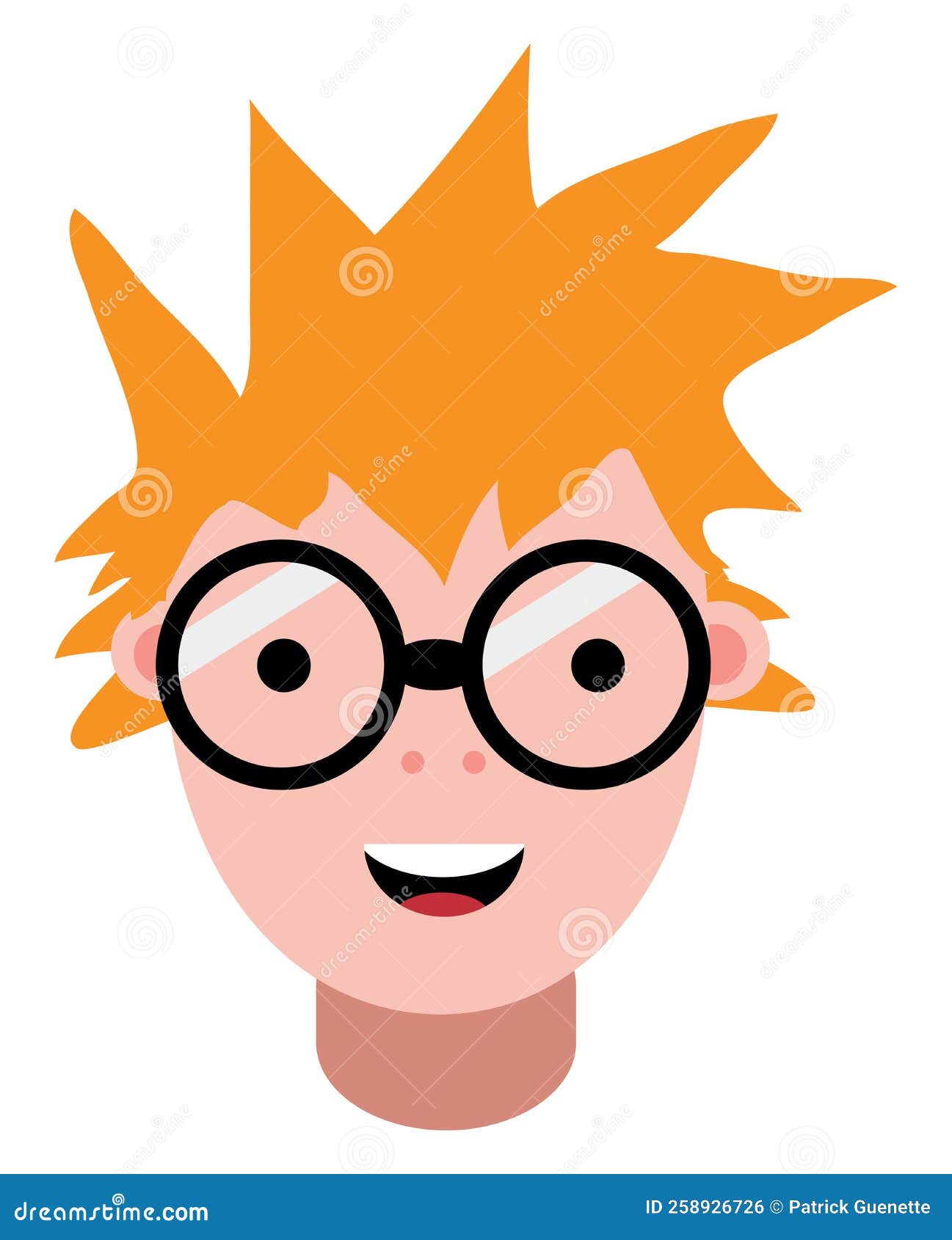 Crazy Hair Day Isolated Cartoon Vector Illustration. | CartoonDealer ...