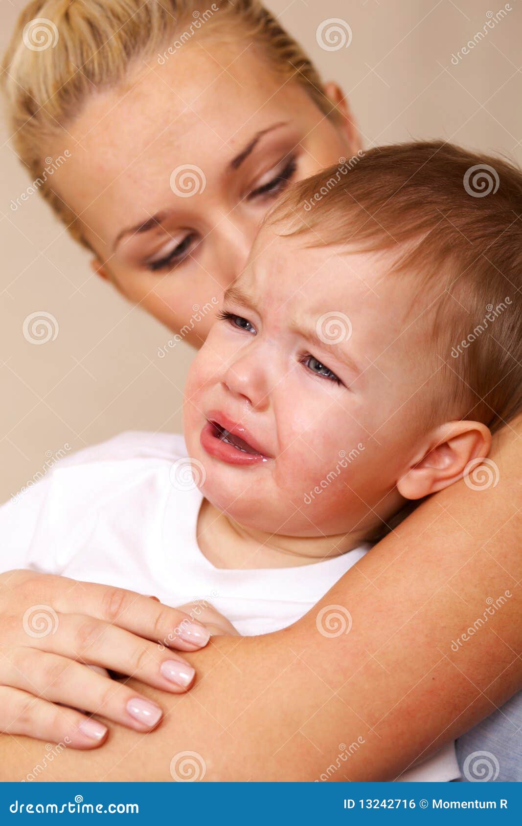 Boy crying stock photo. Image of indoors, family, care - 13242716