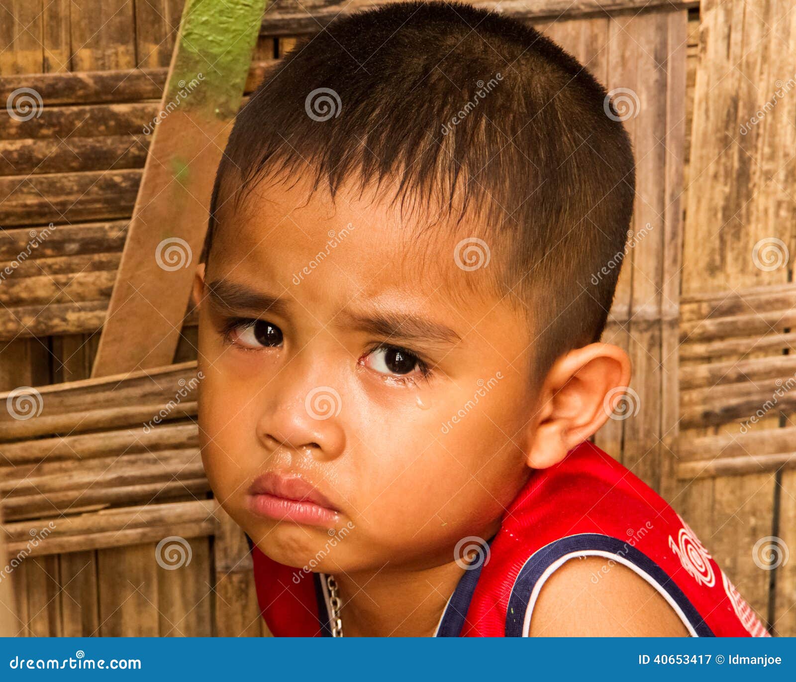 Boy crying stock image. Image of little, hair, funny - 40653417