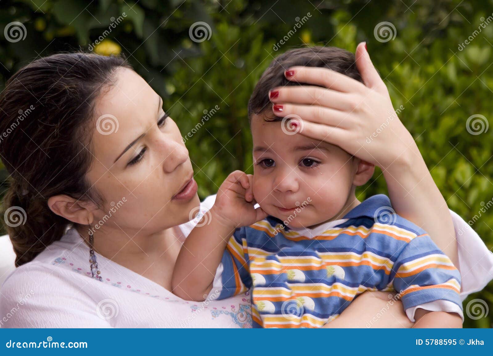 Boy crying with mom stock image. Image of child, adoring - 5788595