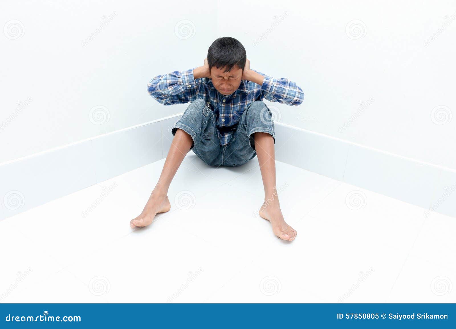 Boy crying. stock image. Image of blank, displeased, attitude - 57850805