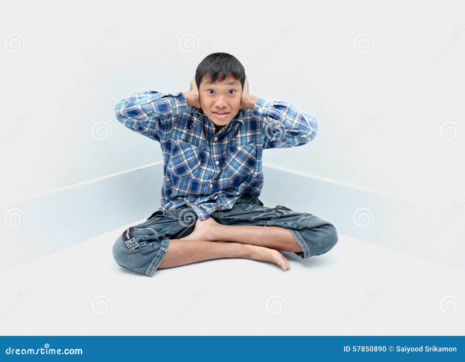 Boy crying. stock photo. Image of lonely, expression - 57850890