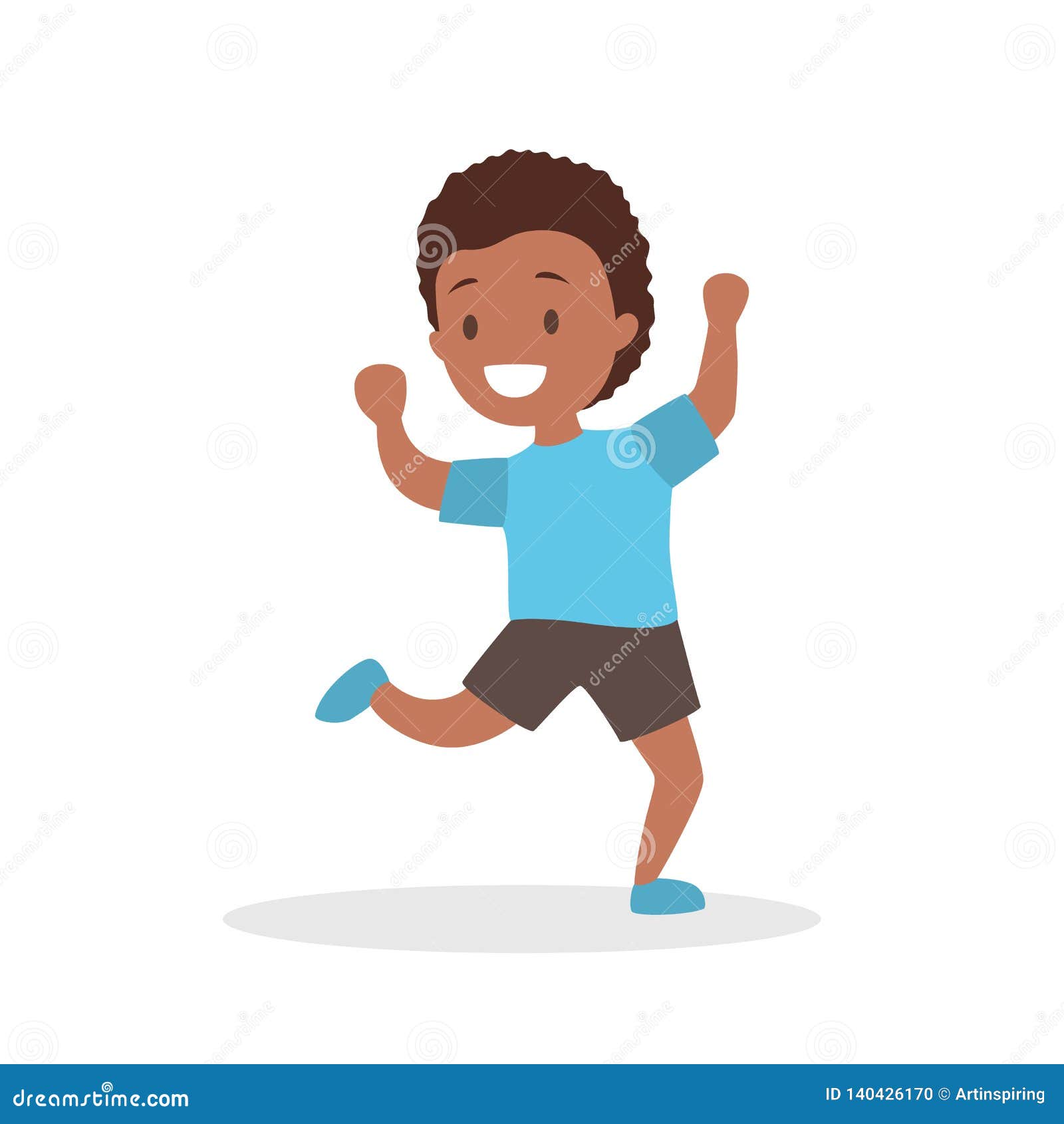 Boy Dance. Kid Dancing in Various Style Stock Vector - Illustration of ...