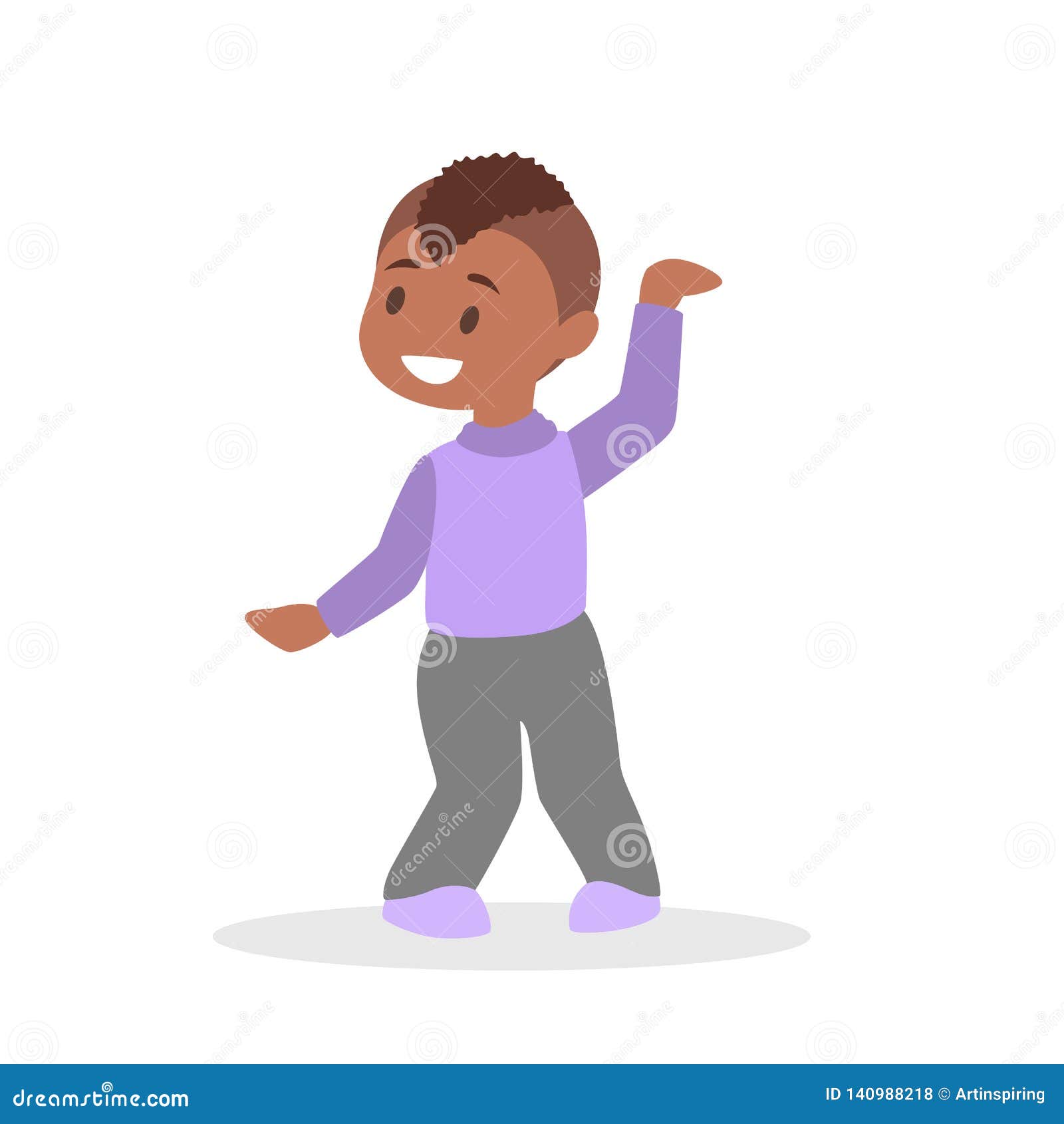 Boy Dance. Kid Dancing in Various Style Stock Vector - Illustration of ...