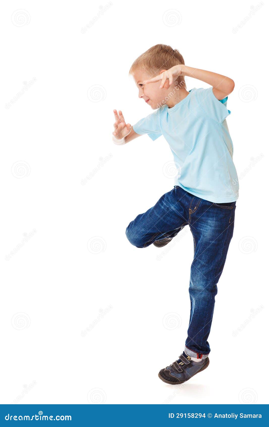 Boy dancing stock photo. Image of little, smiling, caucasian - 29158294