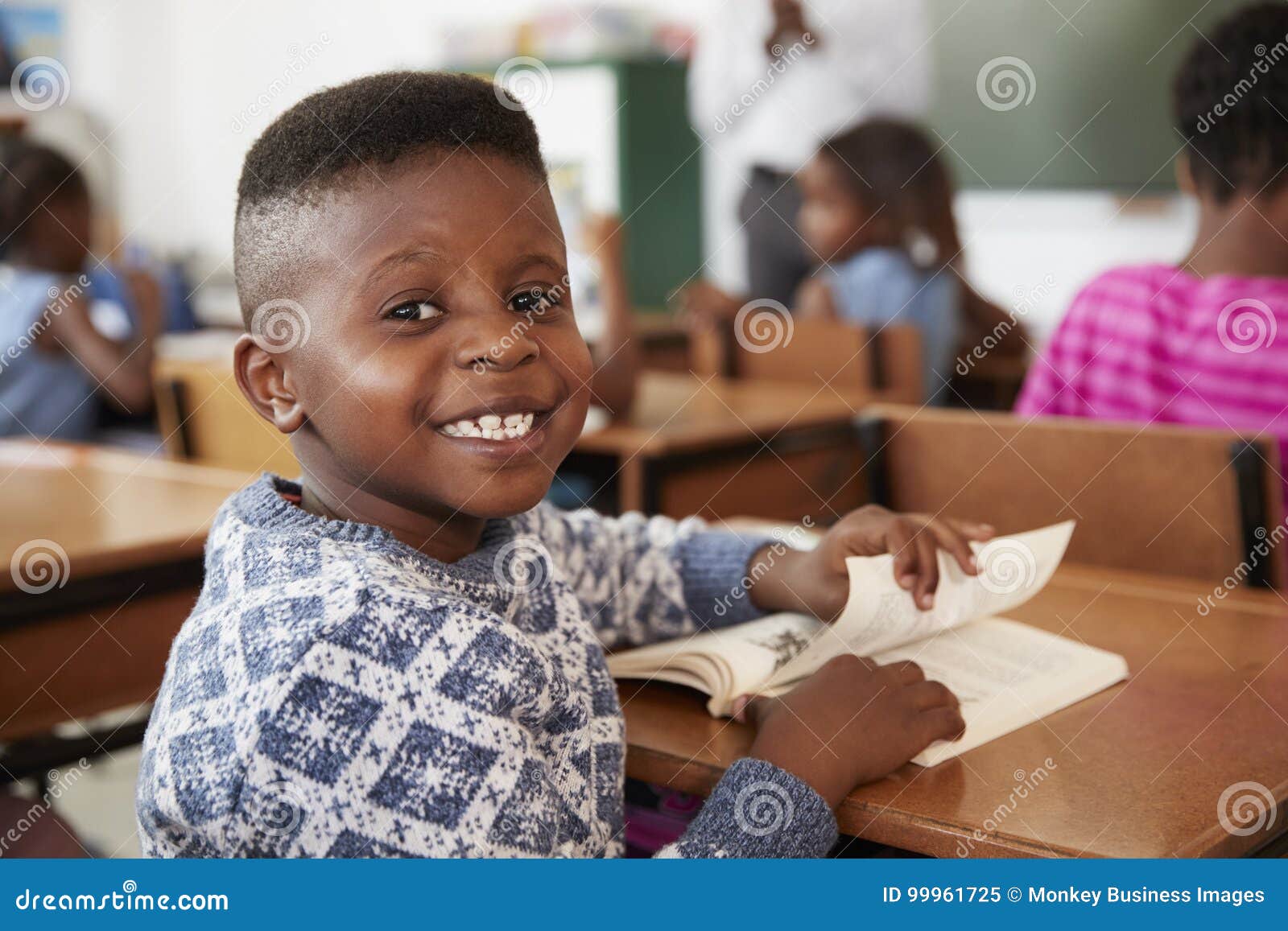 School Lesson. Interesting Approach To Learn. Girl Cute School Pupil ...