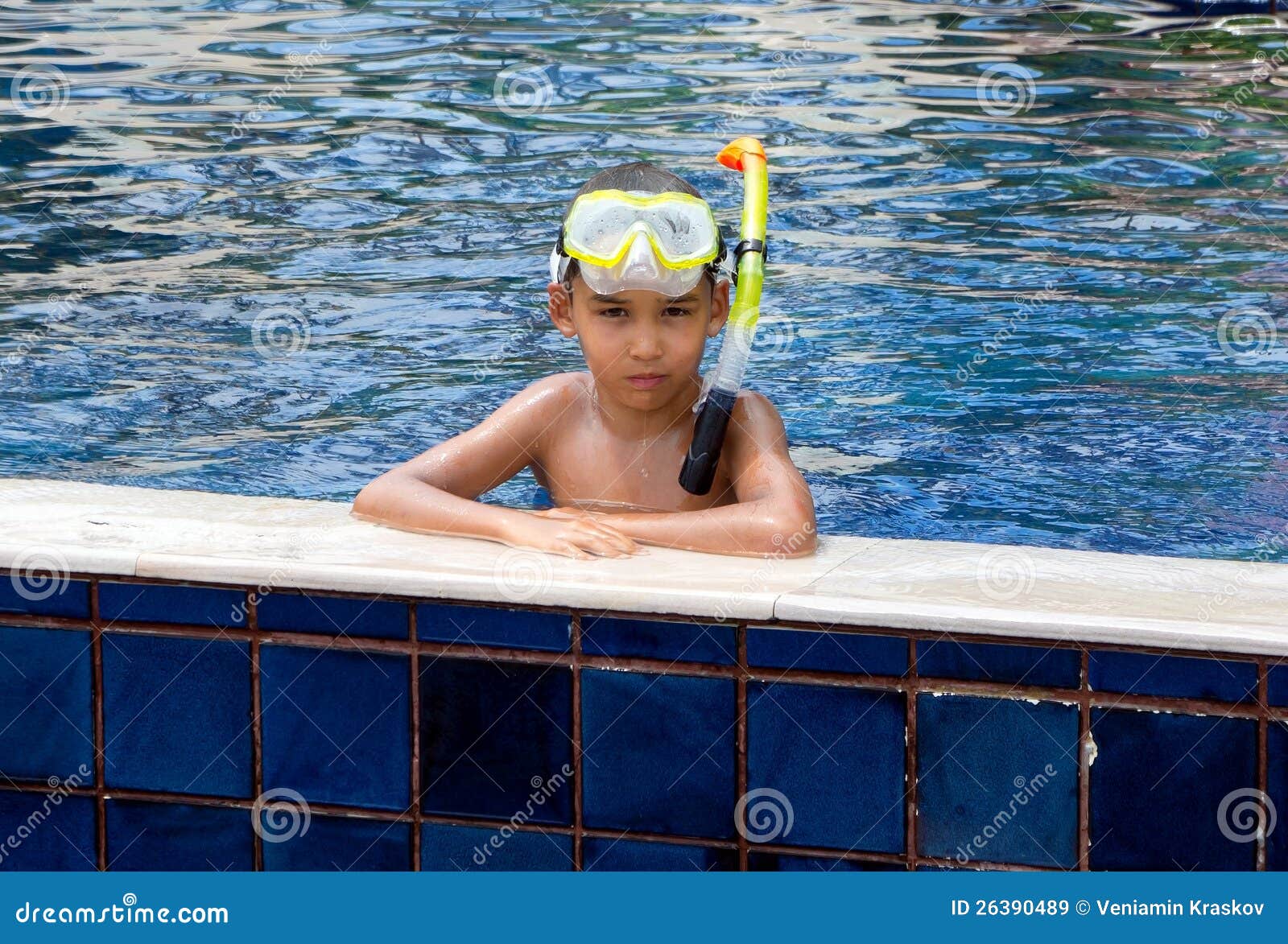 Boy diver stock image. Image of recreation, cheerful - 26390489