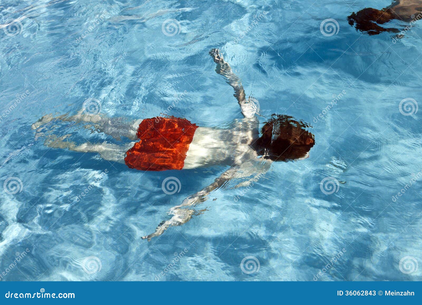 Boy diving in the pool stock image. Image of diver, outdoors - 36062843