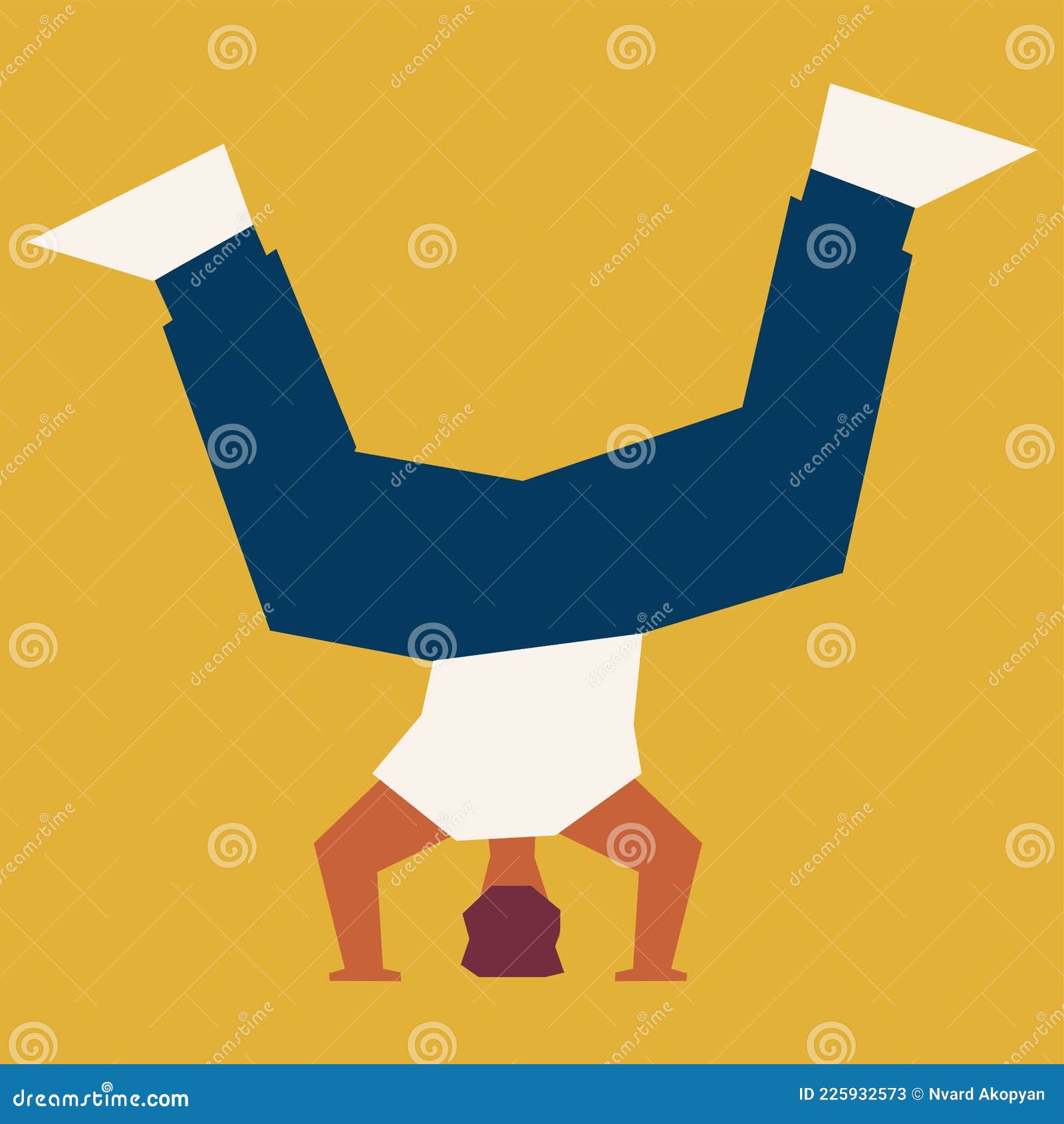 Breakdance Headstand