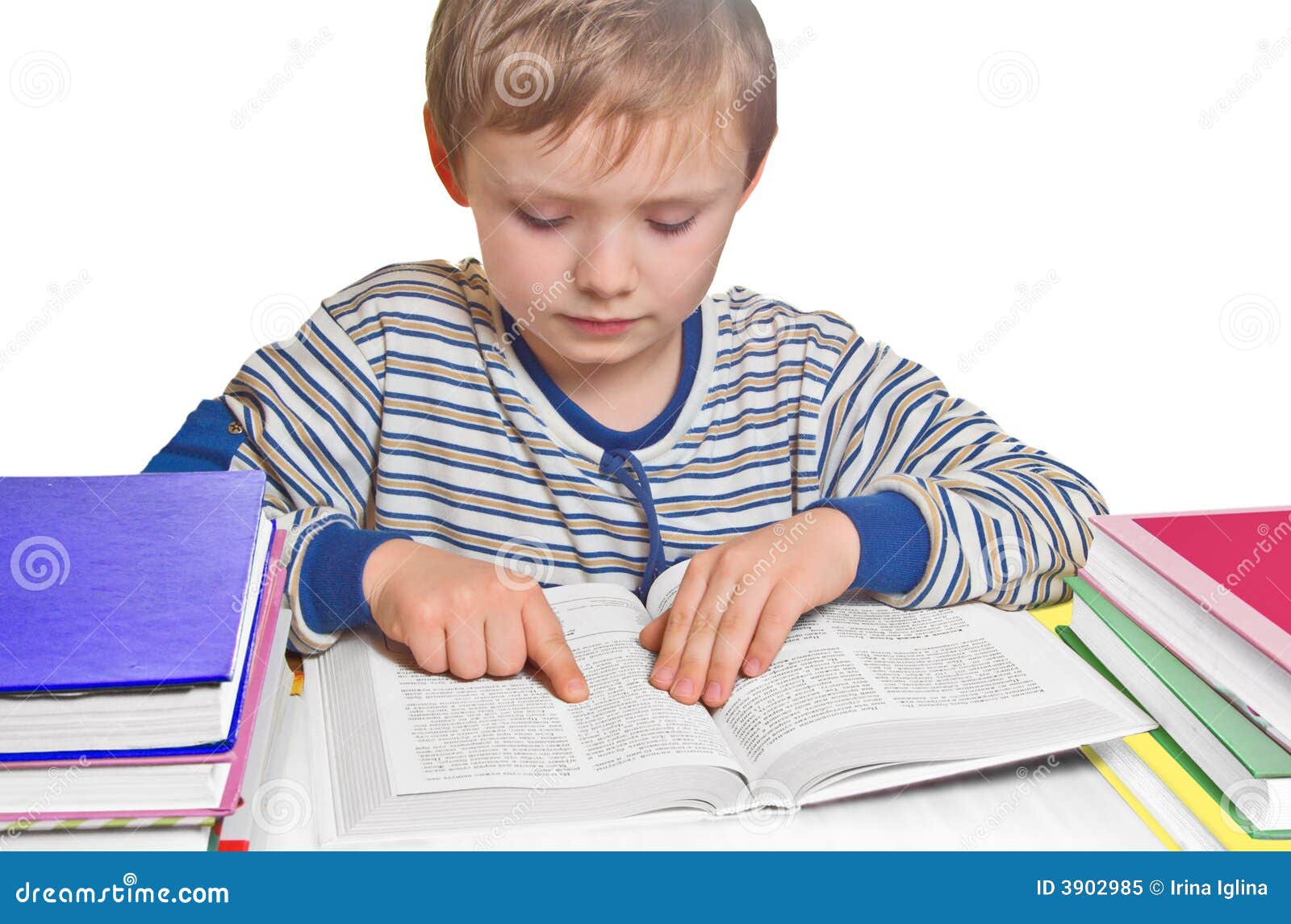 Boy doing homework stock image. Image of person, childhood - 3902985