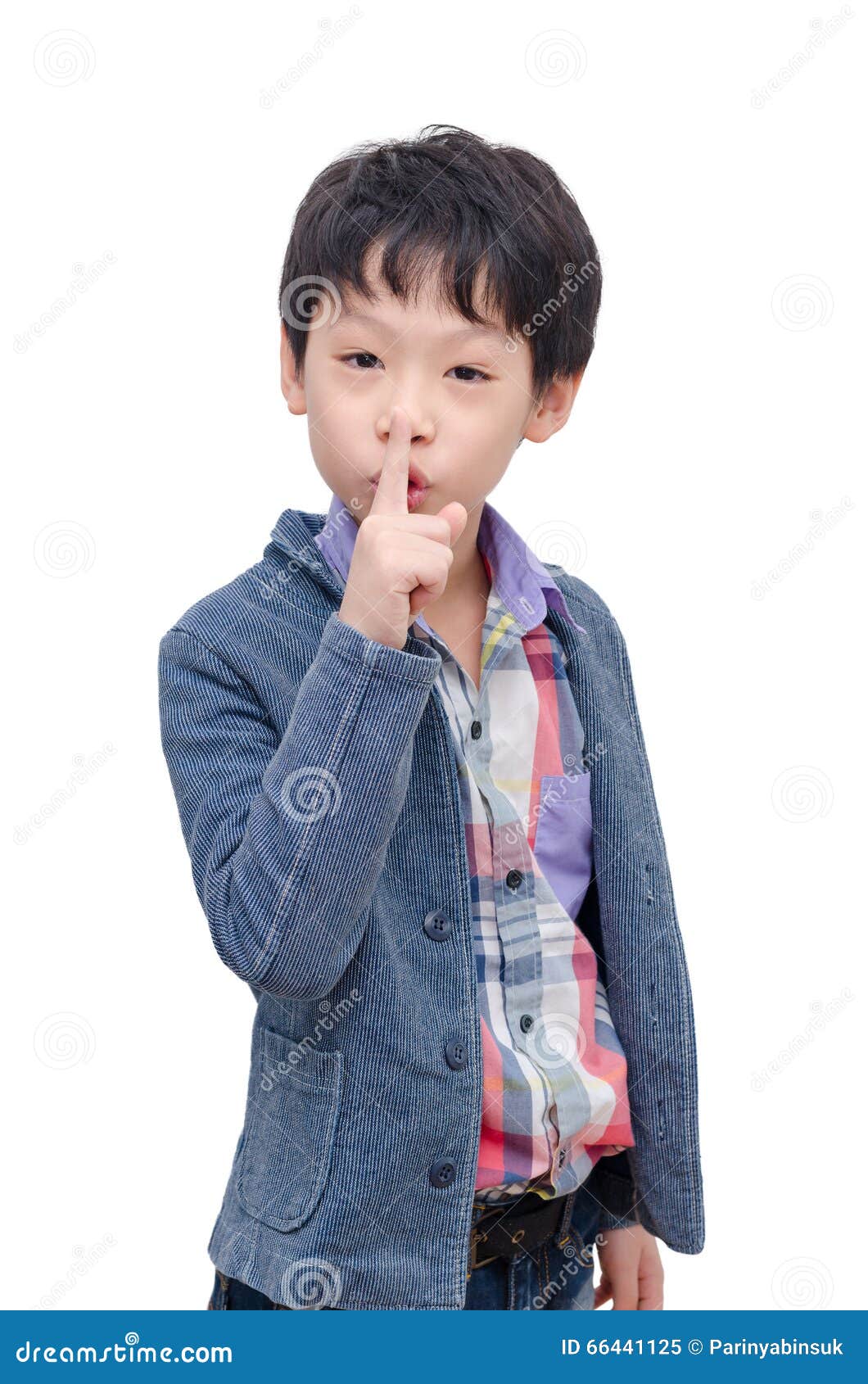 Boy Doing a Sign Plese Stop Talking Stock Image - Image of lips, please ...