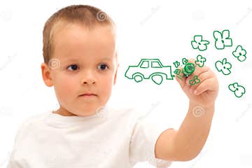 Boy drawing stock image. Image of revive, human, playful - 3090505