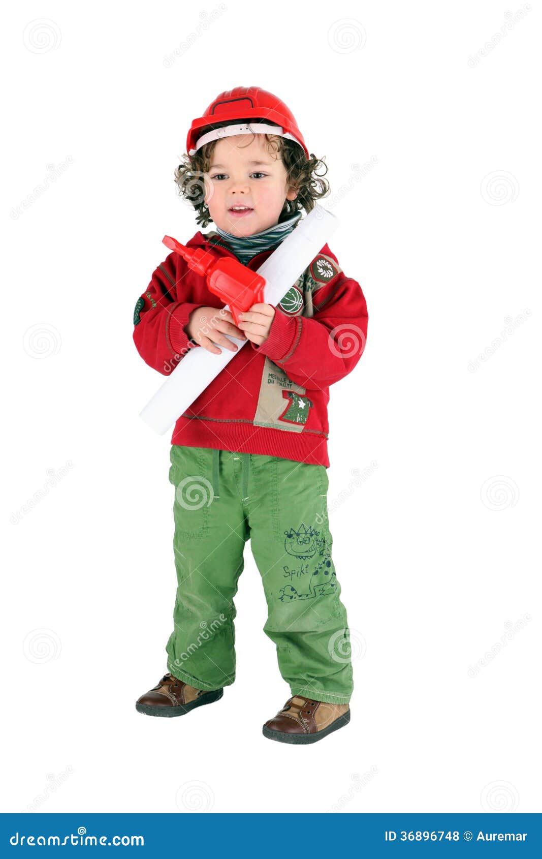 Boy dressed as architect stock photo. Image of business - 36896748