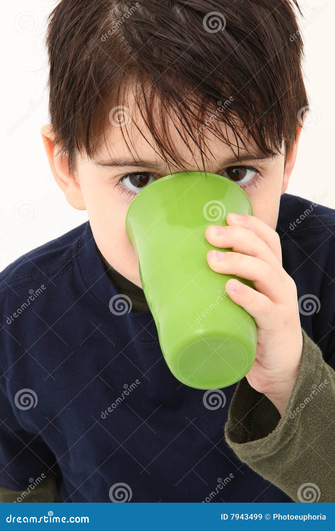 Boy Drinking stock image. Image of plastic, cute, thirsty - 7943499