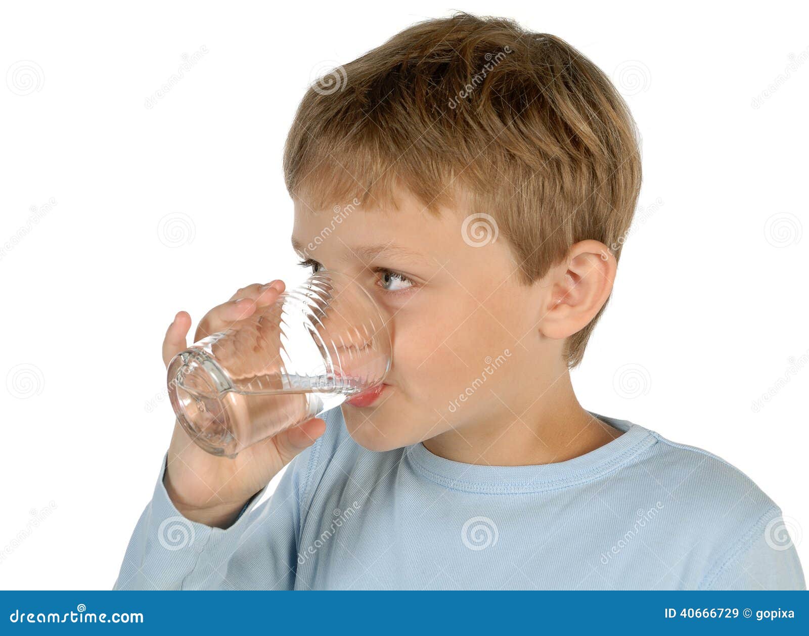 Boy drinking stock image. Image of drink, healthy, years - 40666729