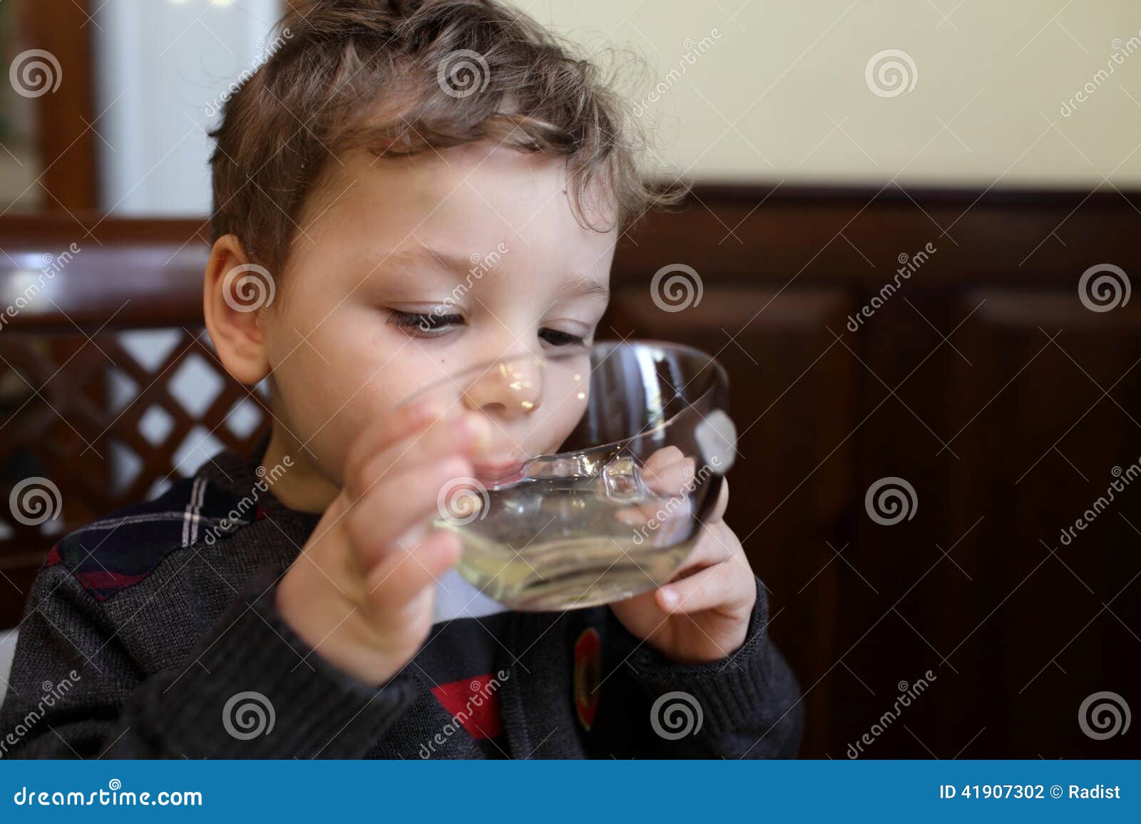 Boy drinking mint tea stock photo. Image of innocence - 41907302